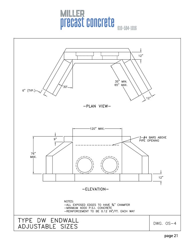 Outlets Structures - Miller Precast Concrete Outlets Structures - Miller Precast Concrete