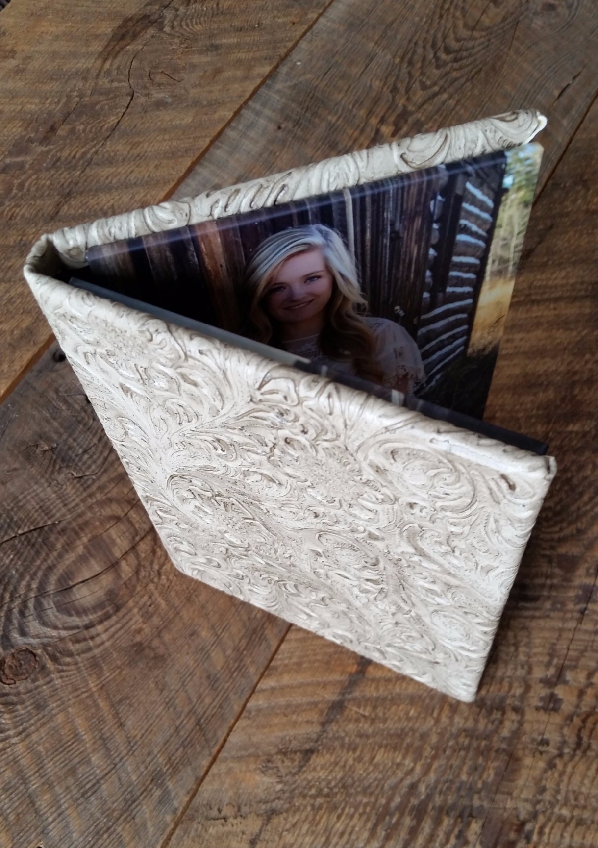 Senior Photography 5x7 Folio Fabric - Beau Bella Photography