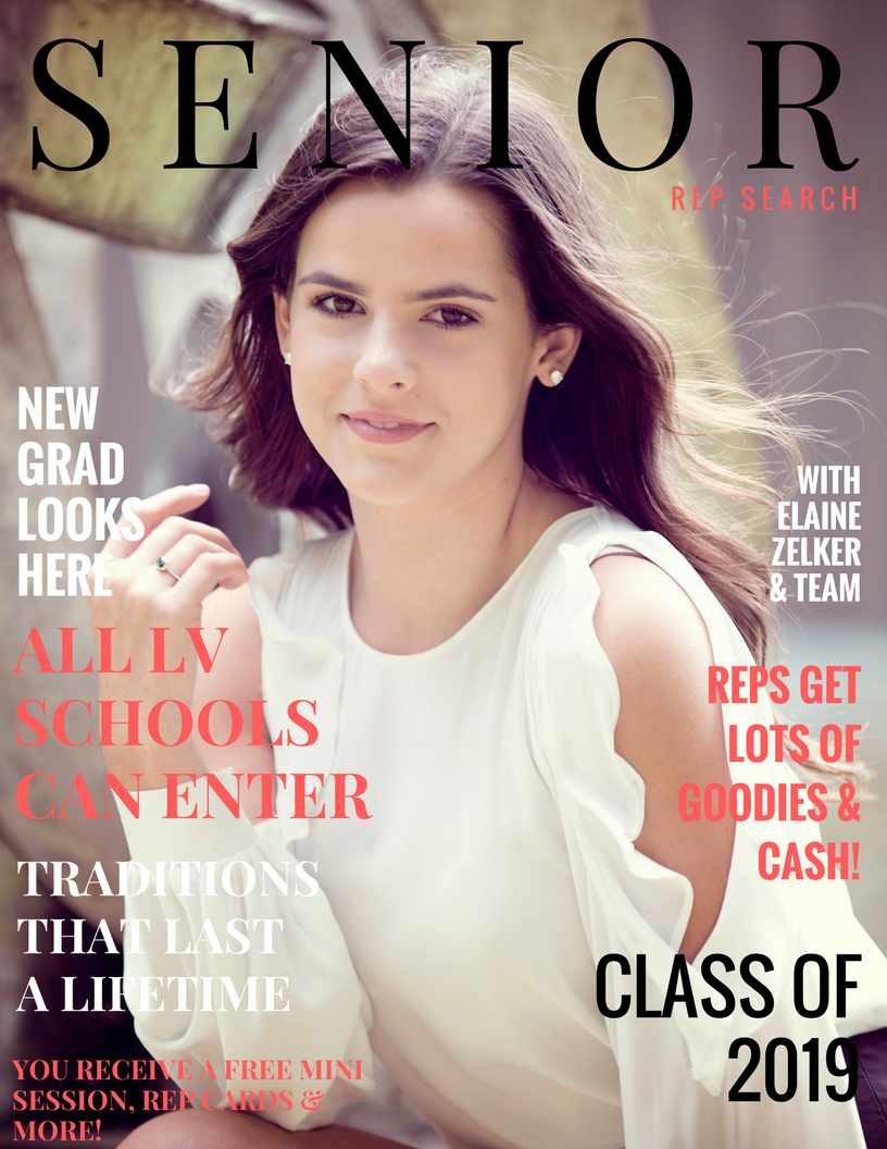 Senior Rep Search for the Class of 2019! - Elaine Zelker Photography