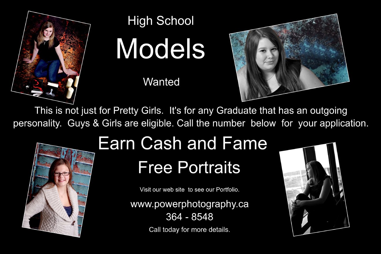 High School Senior Model Program - Power Photography
