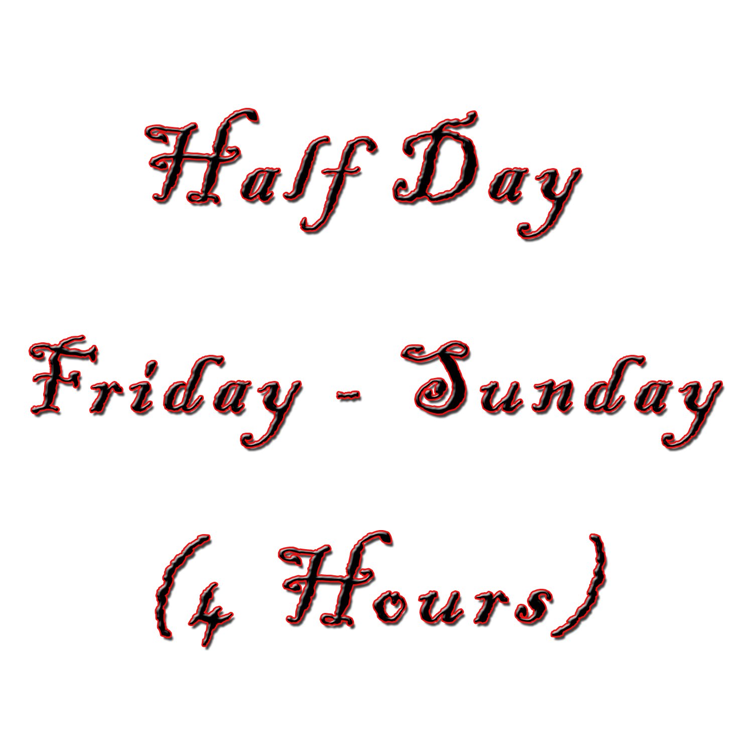 Half Day: Friday-Sunday (4 Hours) - Pretty Pictures Photography