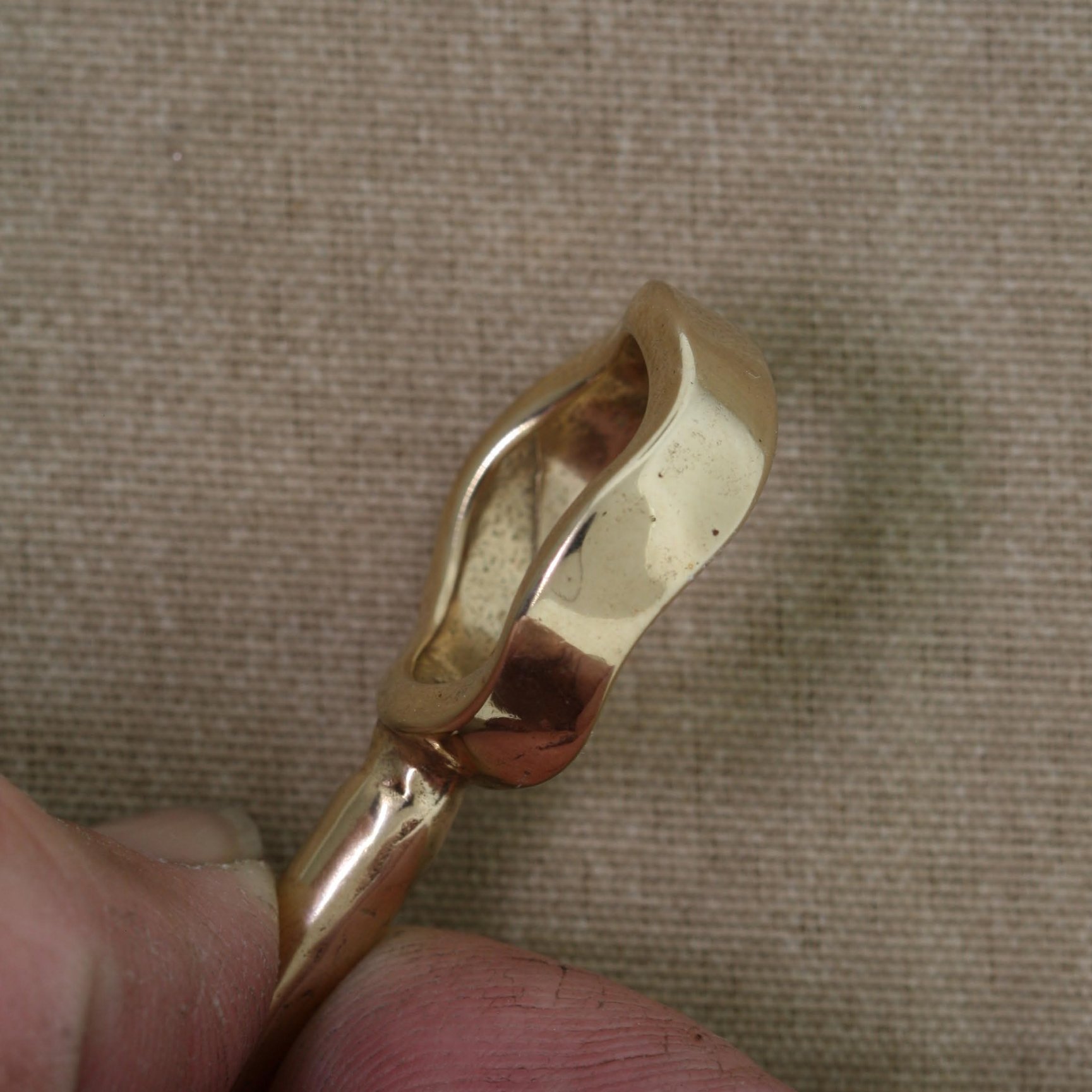 Size 10 Flat Wave Ring Pattern - DIY Castings