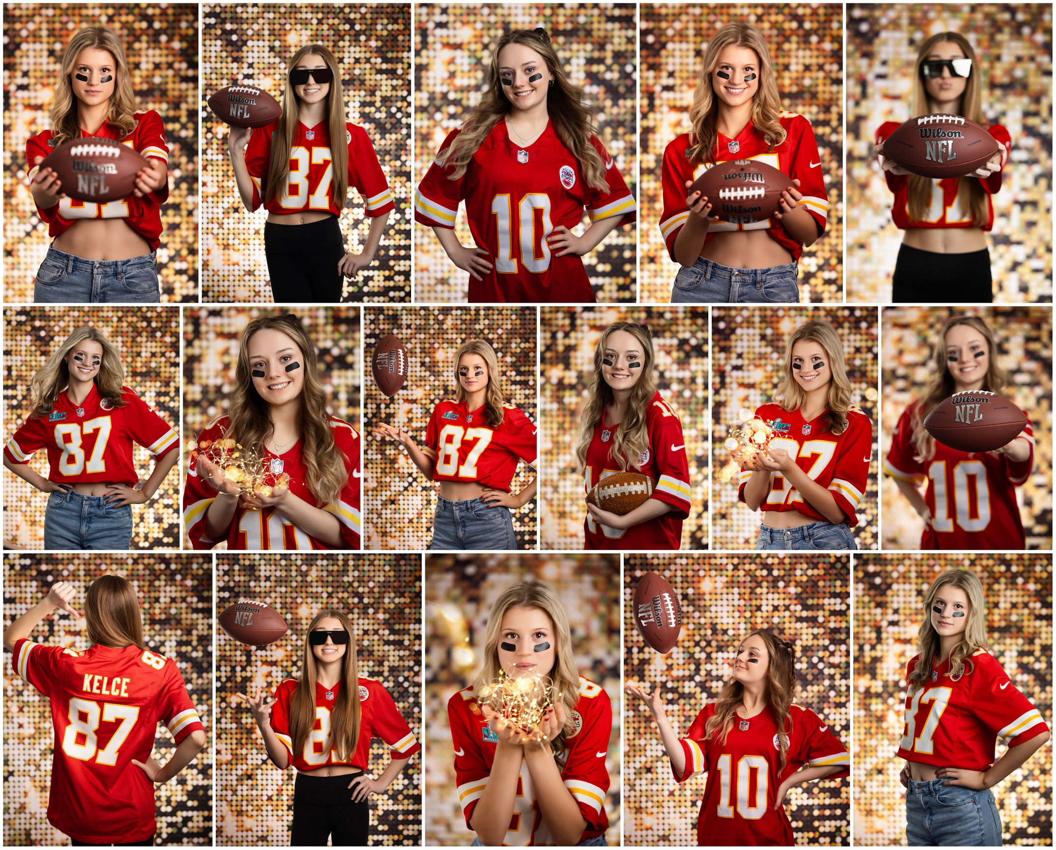 Senior Squad Kansas City Chief Photo Session - St. Louis - Sundberg ...