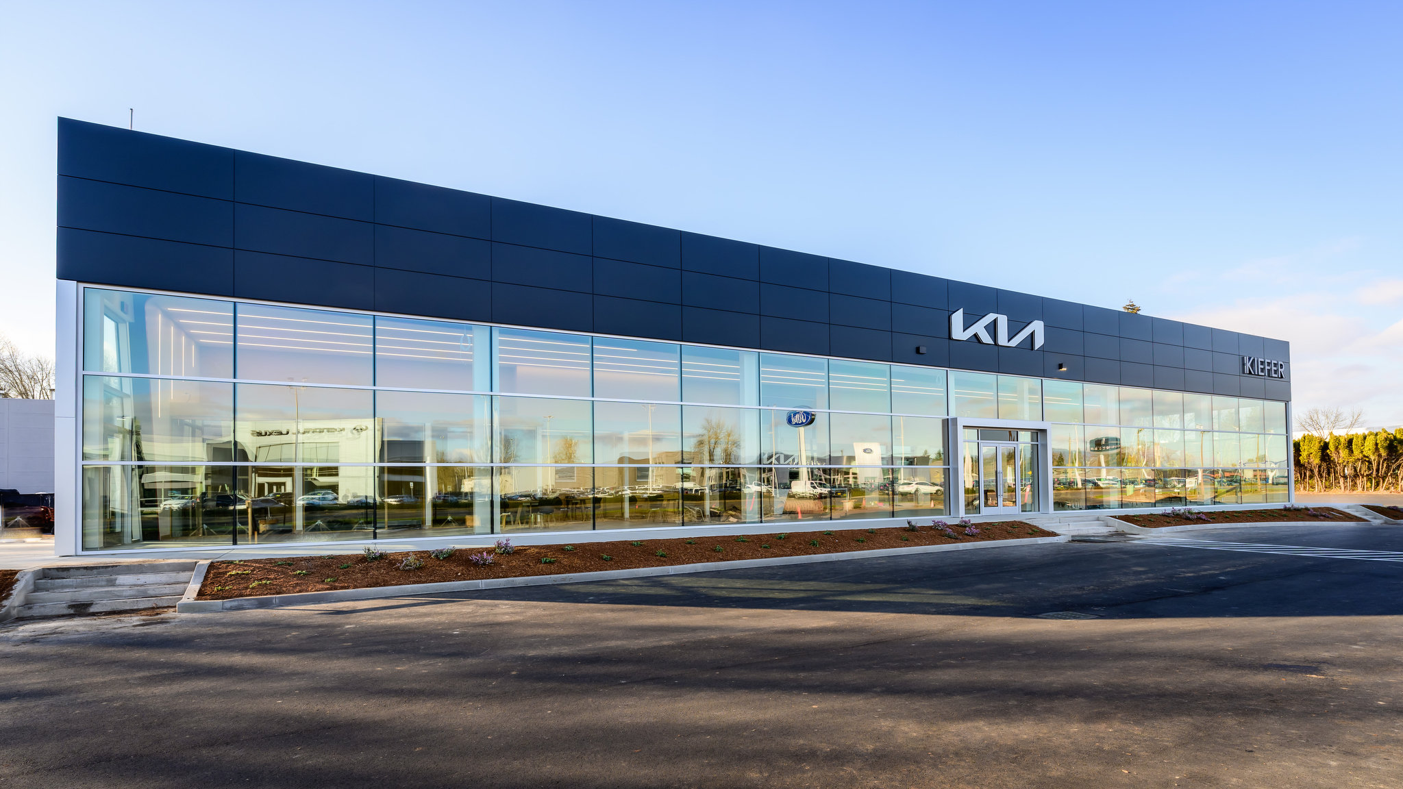New Kiefer Kia Dealership Photography in Eugene, Oregon