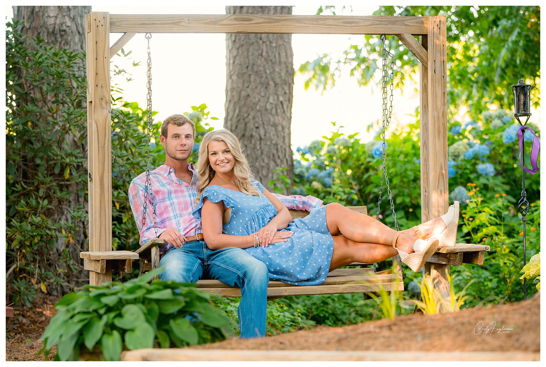 BRANDON + SARAH // ENGAGEMENT SESSION // FAISON, NC - Carly Fogleman