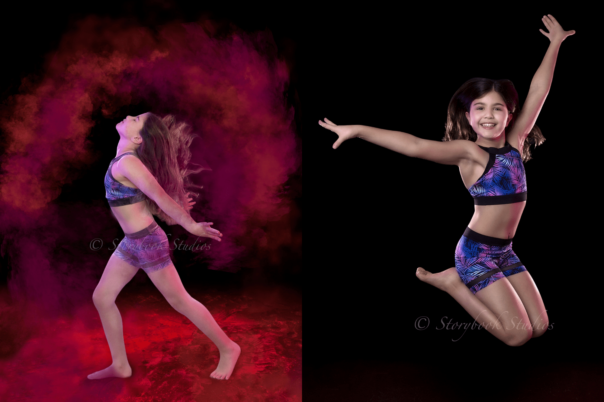 Color Powder Dancer Photoshoot with Lola