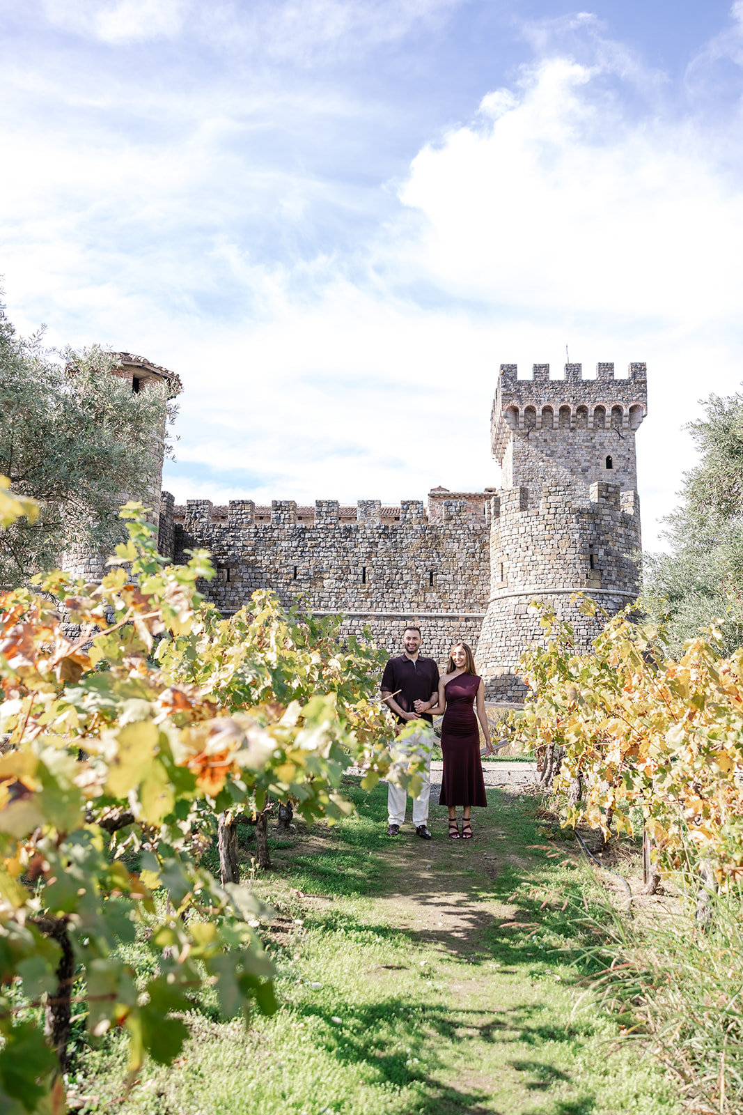 A Tower Proposal at Castello di Amorosa Napa Valley Castle