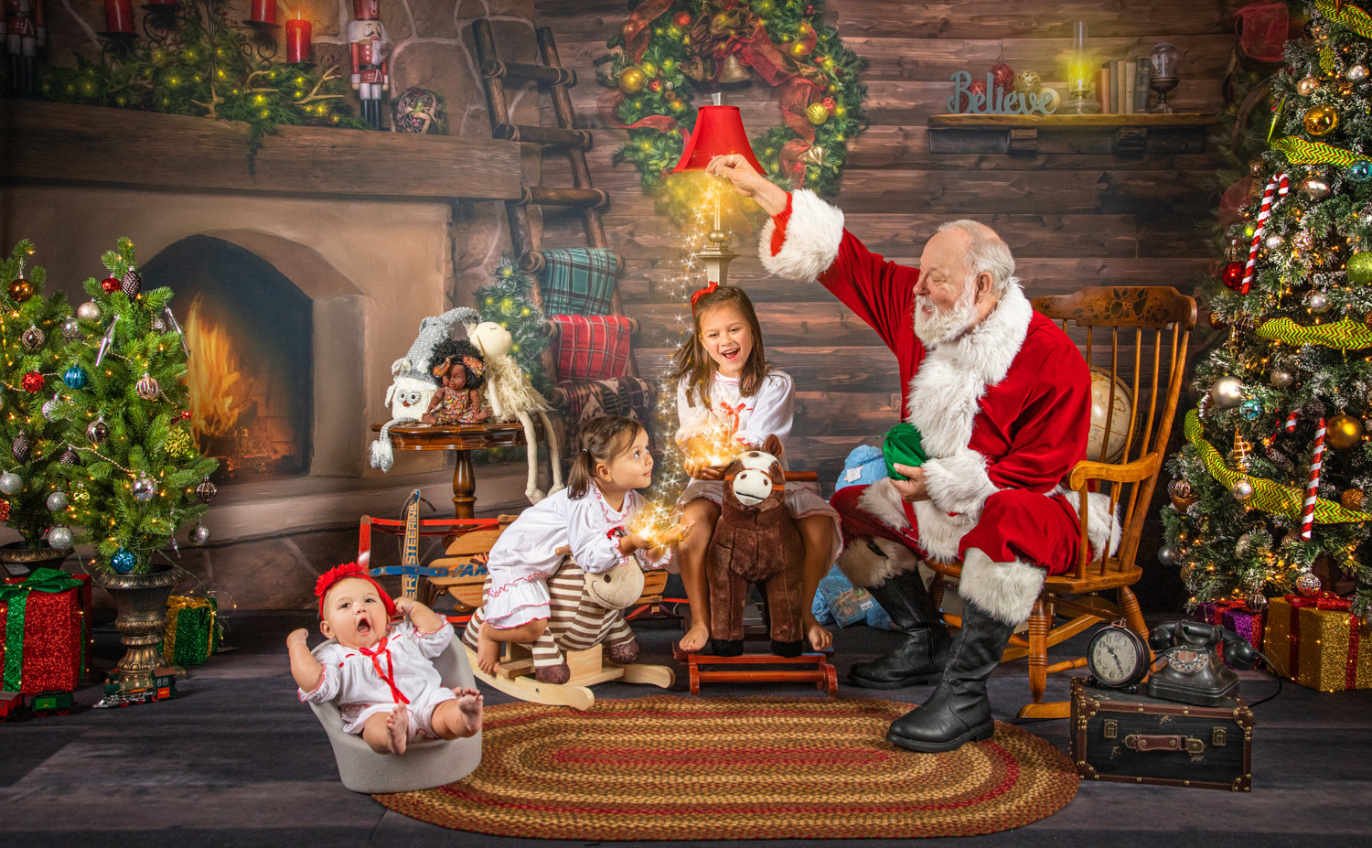 2 Toddlers, 1 Baby, And The Magical Santa Photos Experience