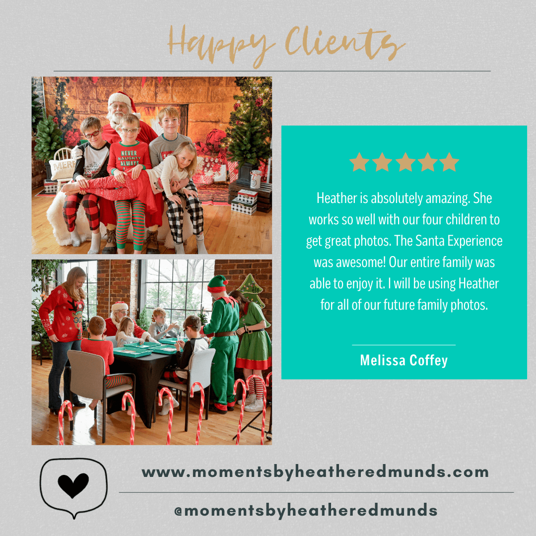 The Annual Santa Workshop Experience - Moments by Heather Edmunds & Company