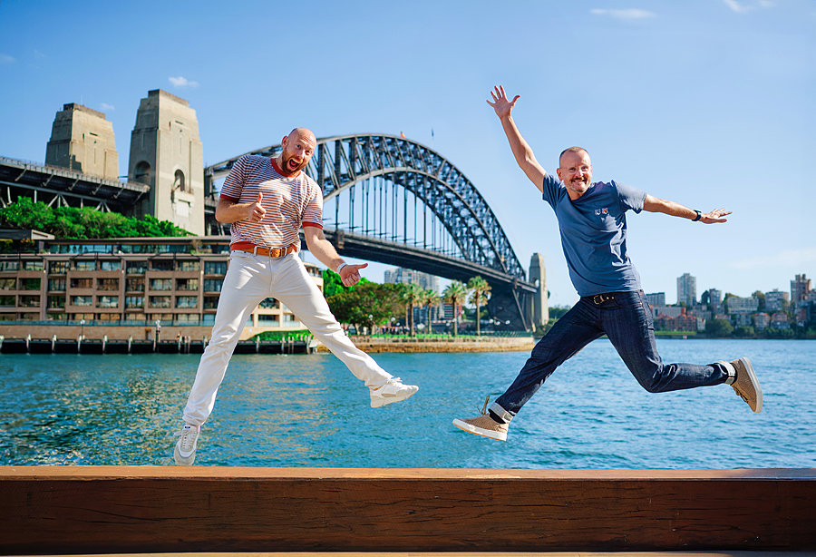 Sydney Couple Photoshoot with Harbour Views | LGBTQ+ Love