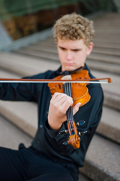 Violinist Portraits at Sydney Opera House – Alex from Montana