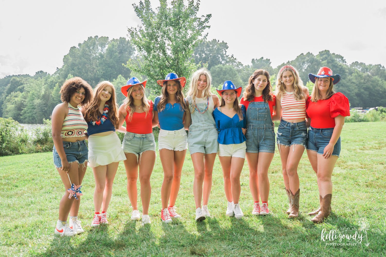 Senior Model Team 4th of July Session - Kelli Gowdy Photography