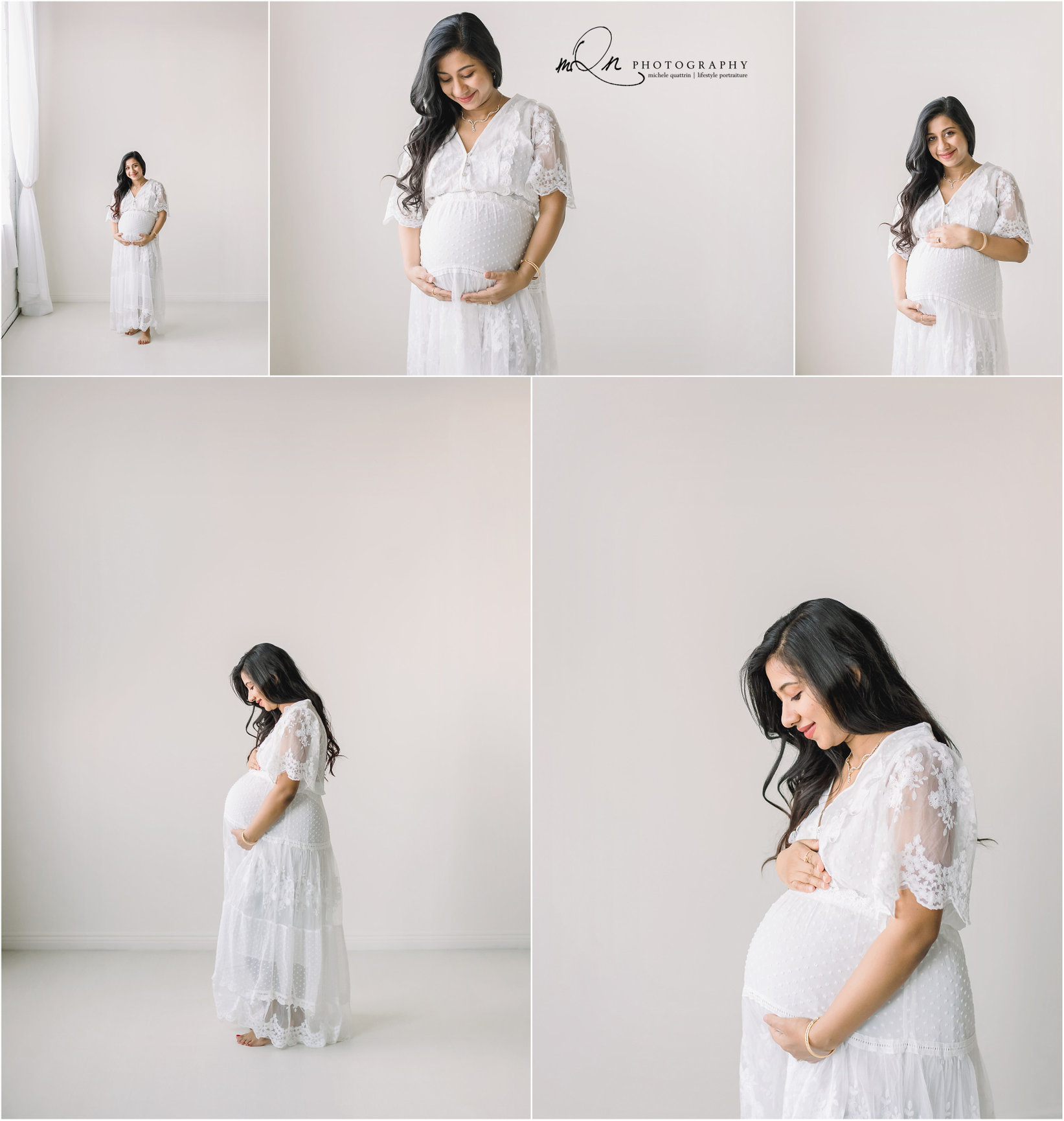 Studio Maternity Session with Minneapolis Studio Maternity Photographer