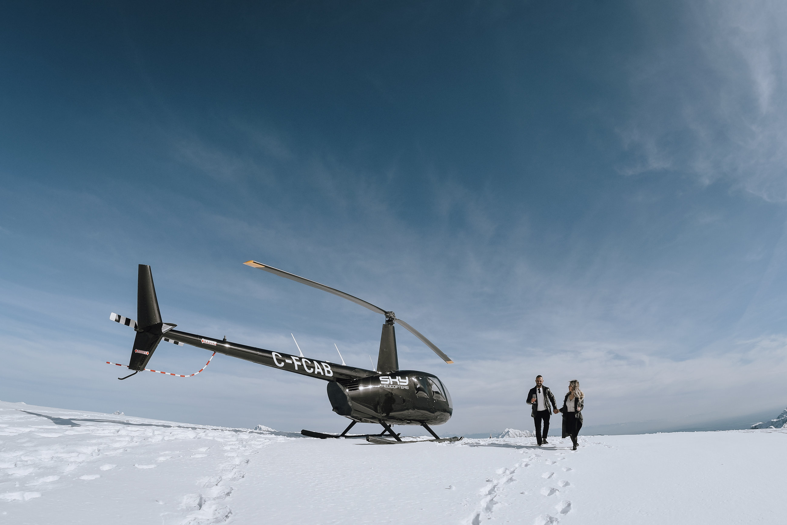 Helicopter Proposal with Sky Helicopters - Cedar & Sand by Heaton Photography