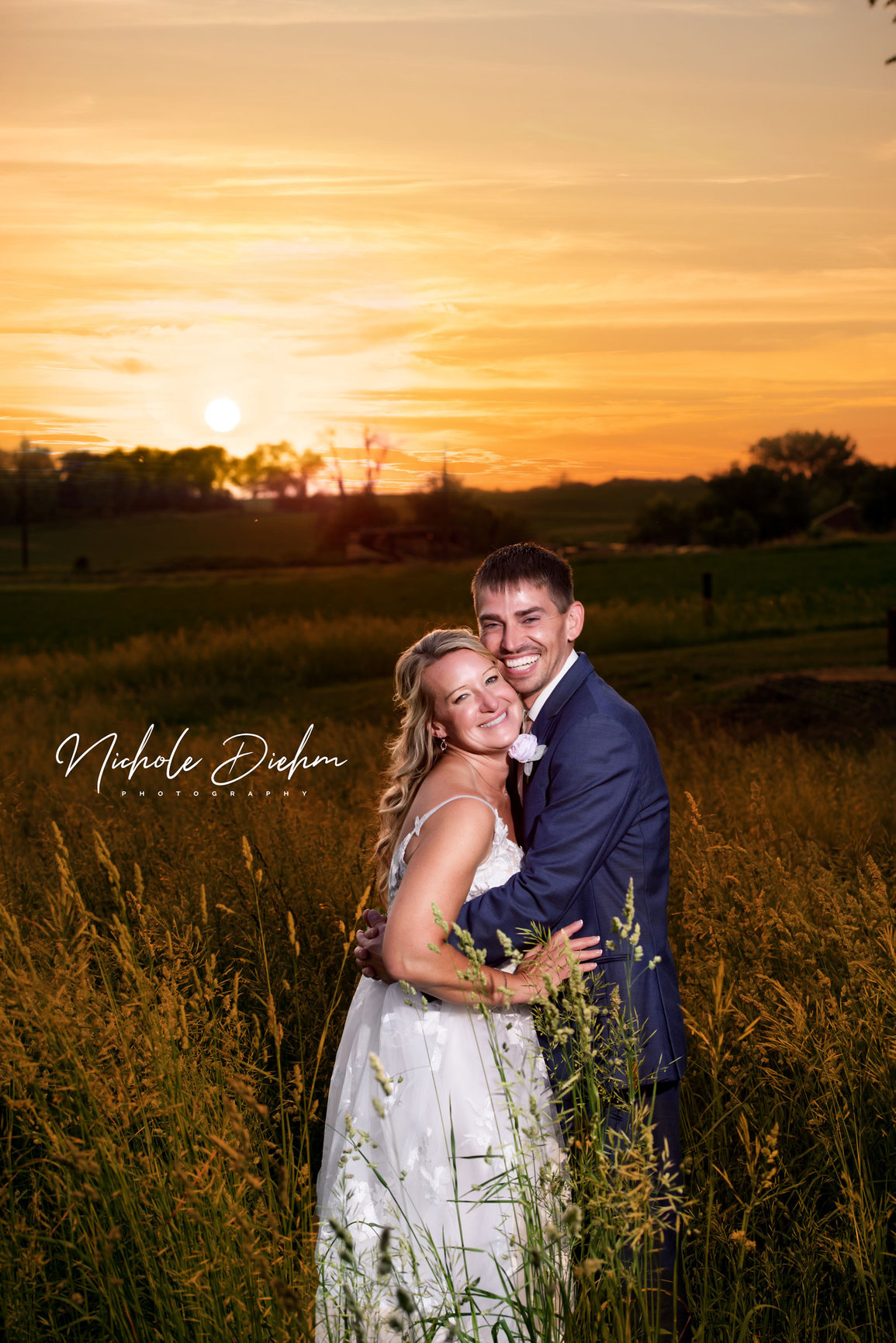 Denver, Iowa Wedding - Mr. & Mrs. Purcell - Nichole Diehm Photography