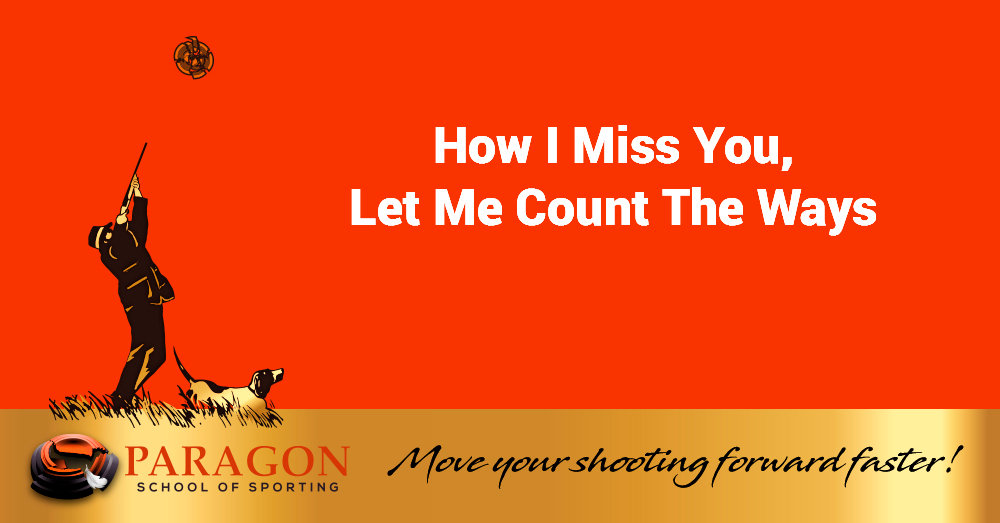 How I Miss You, Let me Count the Ways