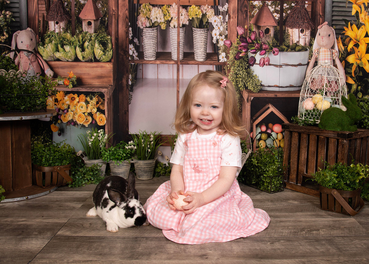 Portraits with Bunnies and Chicks - Reflections by Rhiannon