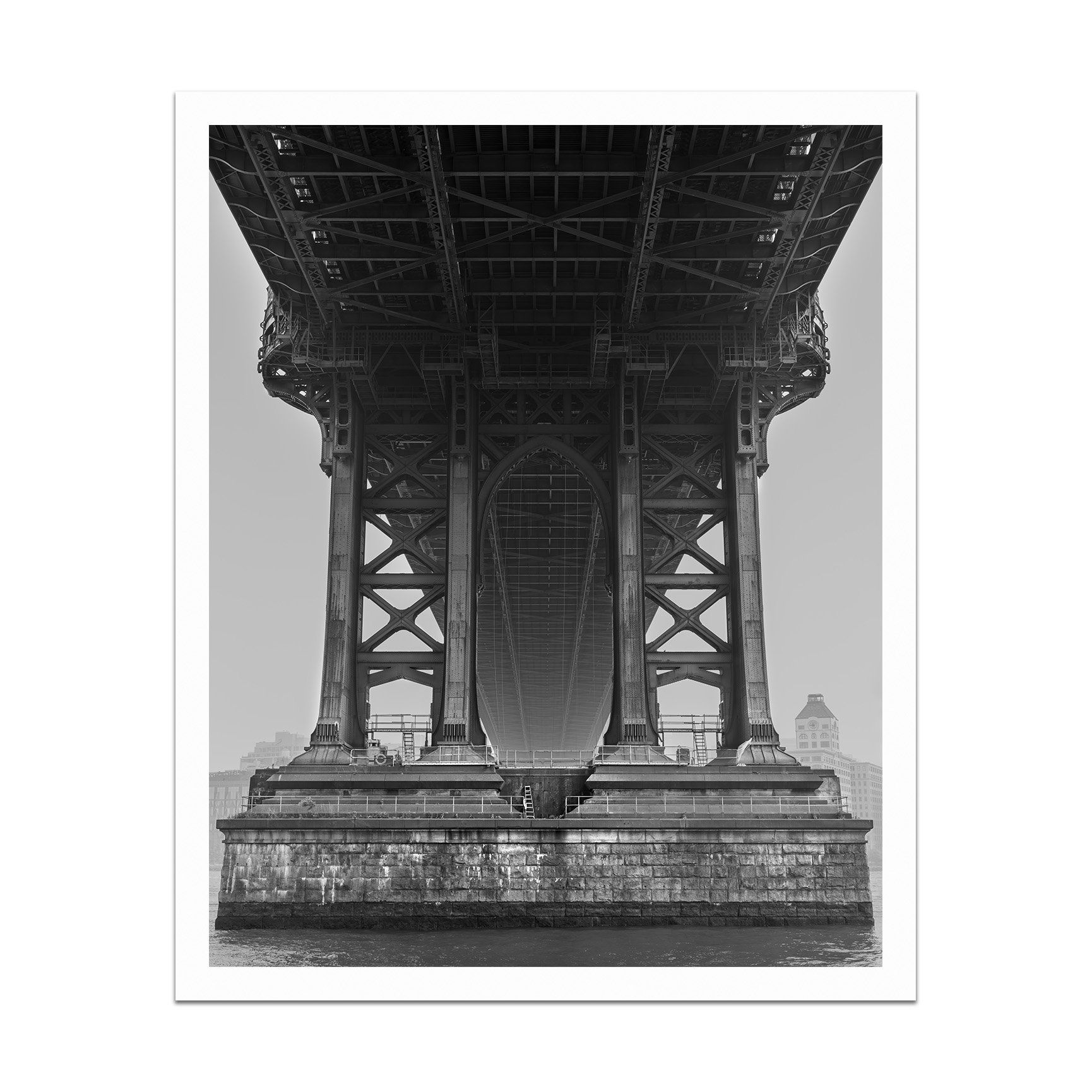 Step Ladder On Manhattan Bridge Pier - J. Pellow Photography