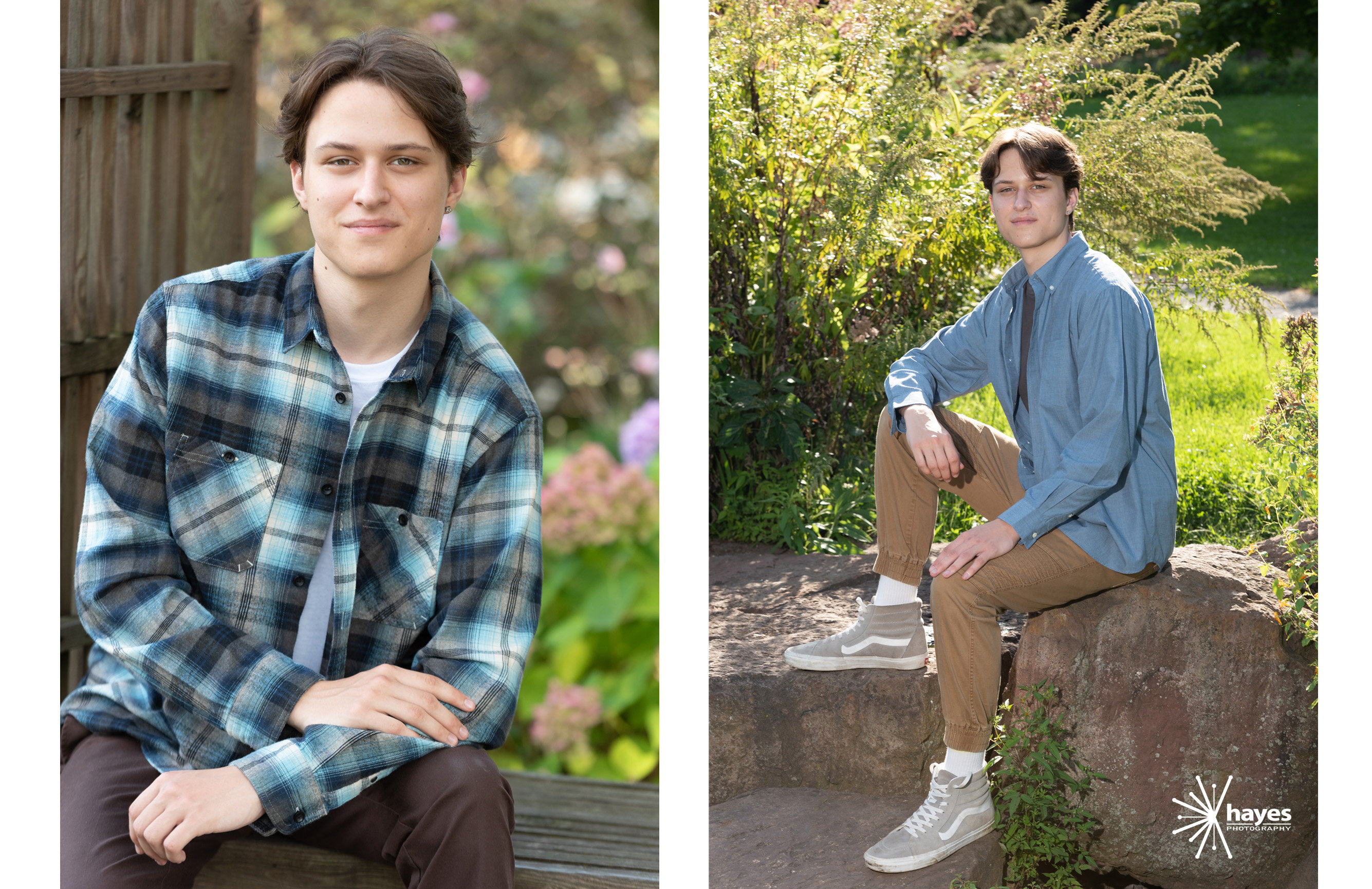 Dylan at the Arboretum: Rochester, NY Senior Portraits - Hayes ...