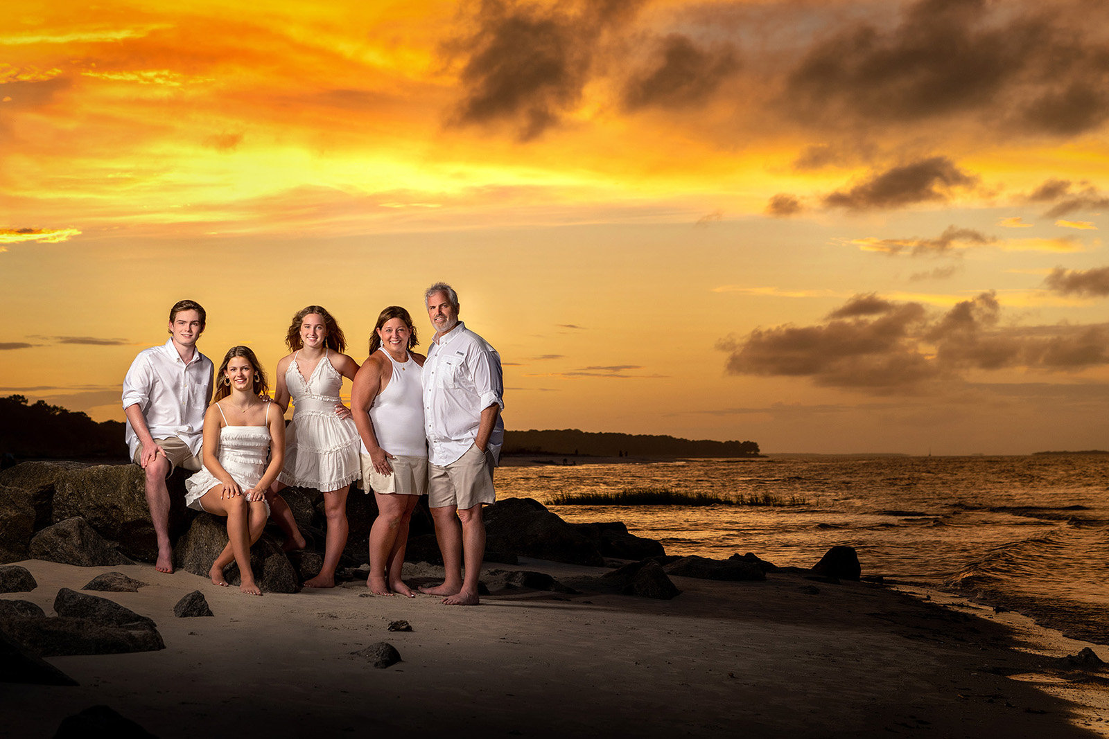 Spring Family Beach Portraits | Hilton Head Photographer