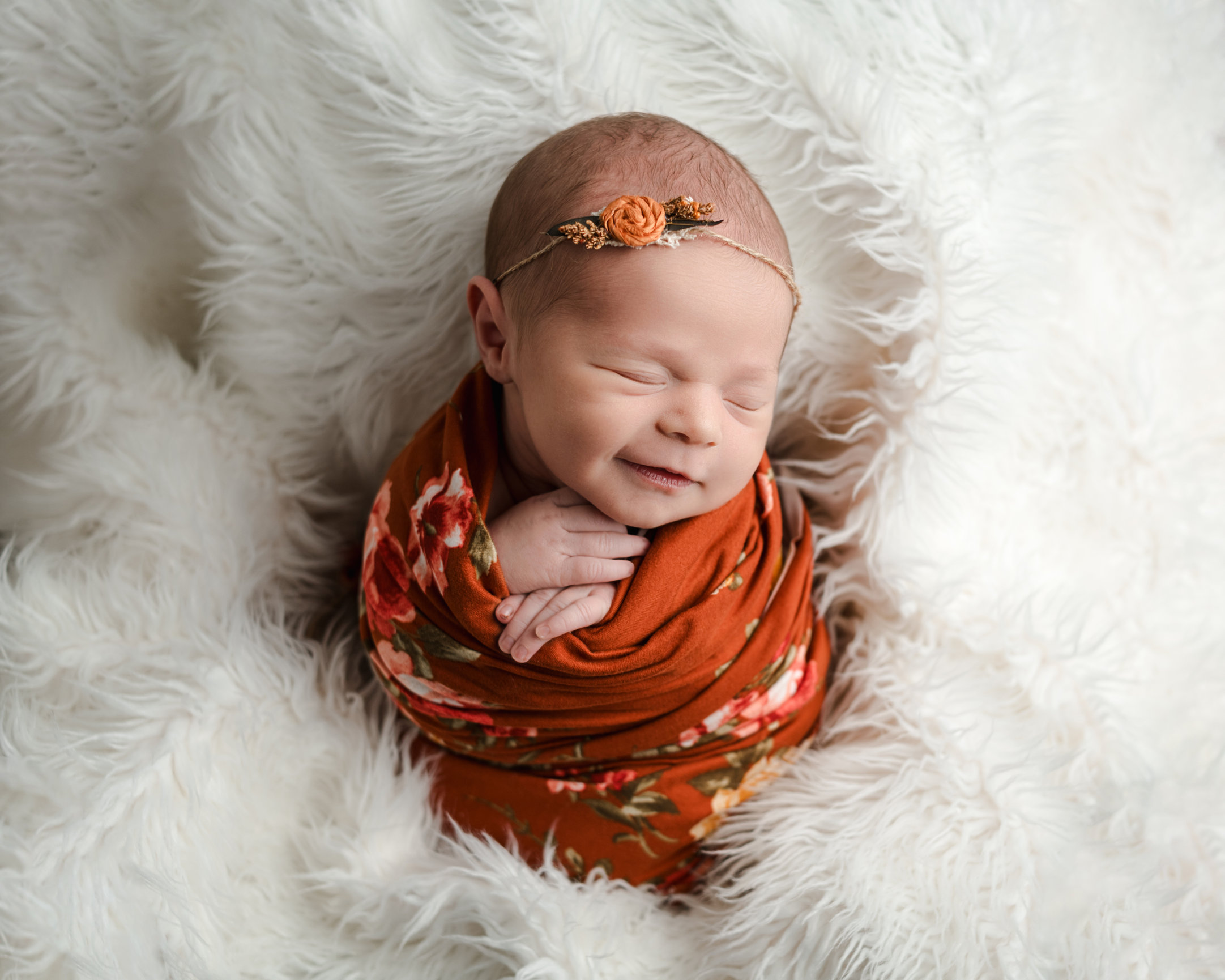 Vivienne's Wrapped Newborn Session - Bolt Photography