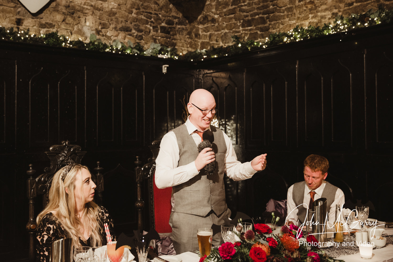 Aisling and Davin Kinnity Castle - John McGarry Photography