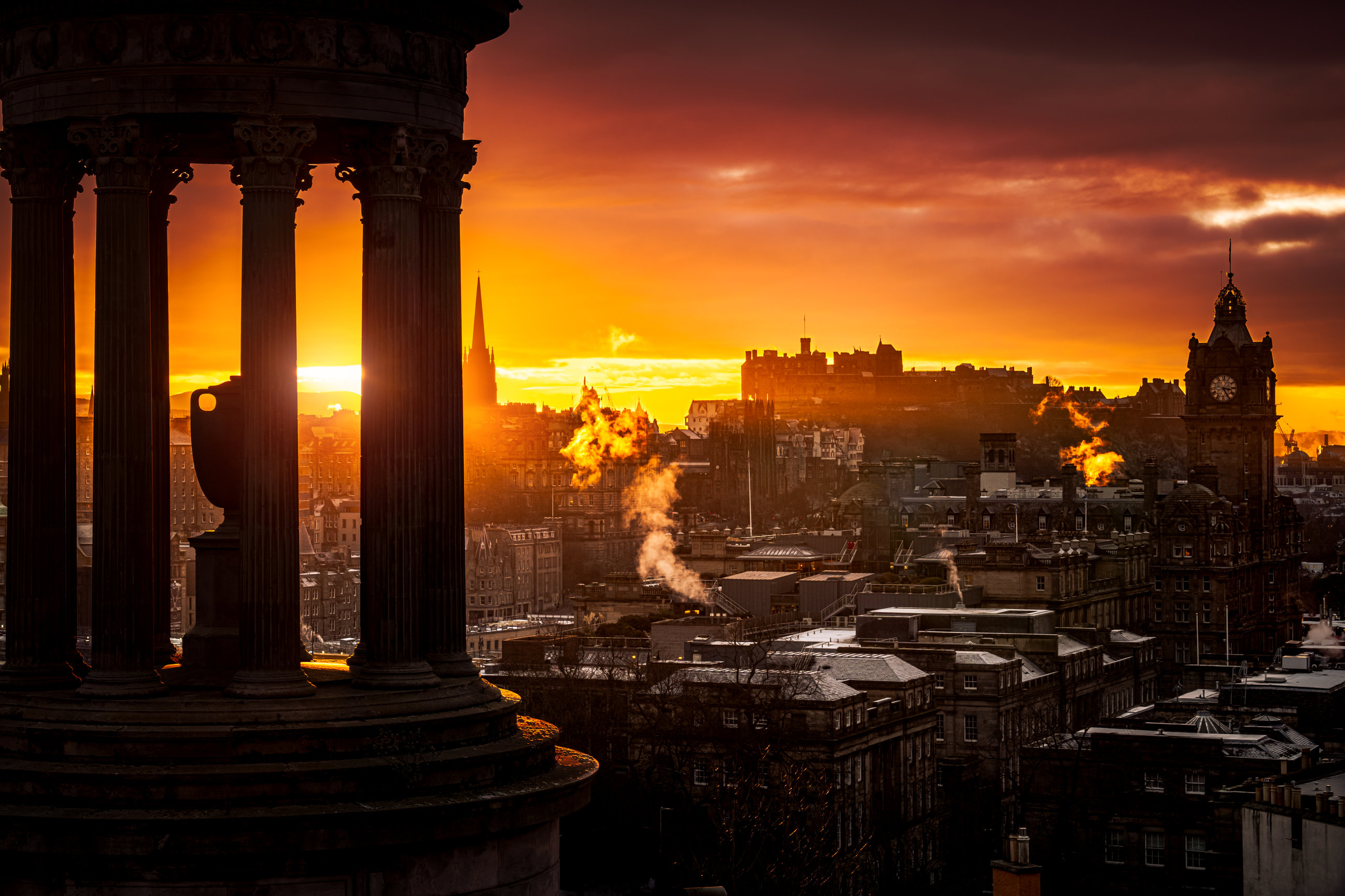 Edinburgh Sunset, Scotland - Professor Hines - ZEISS Ambassador, Adobe ...