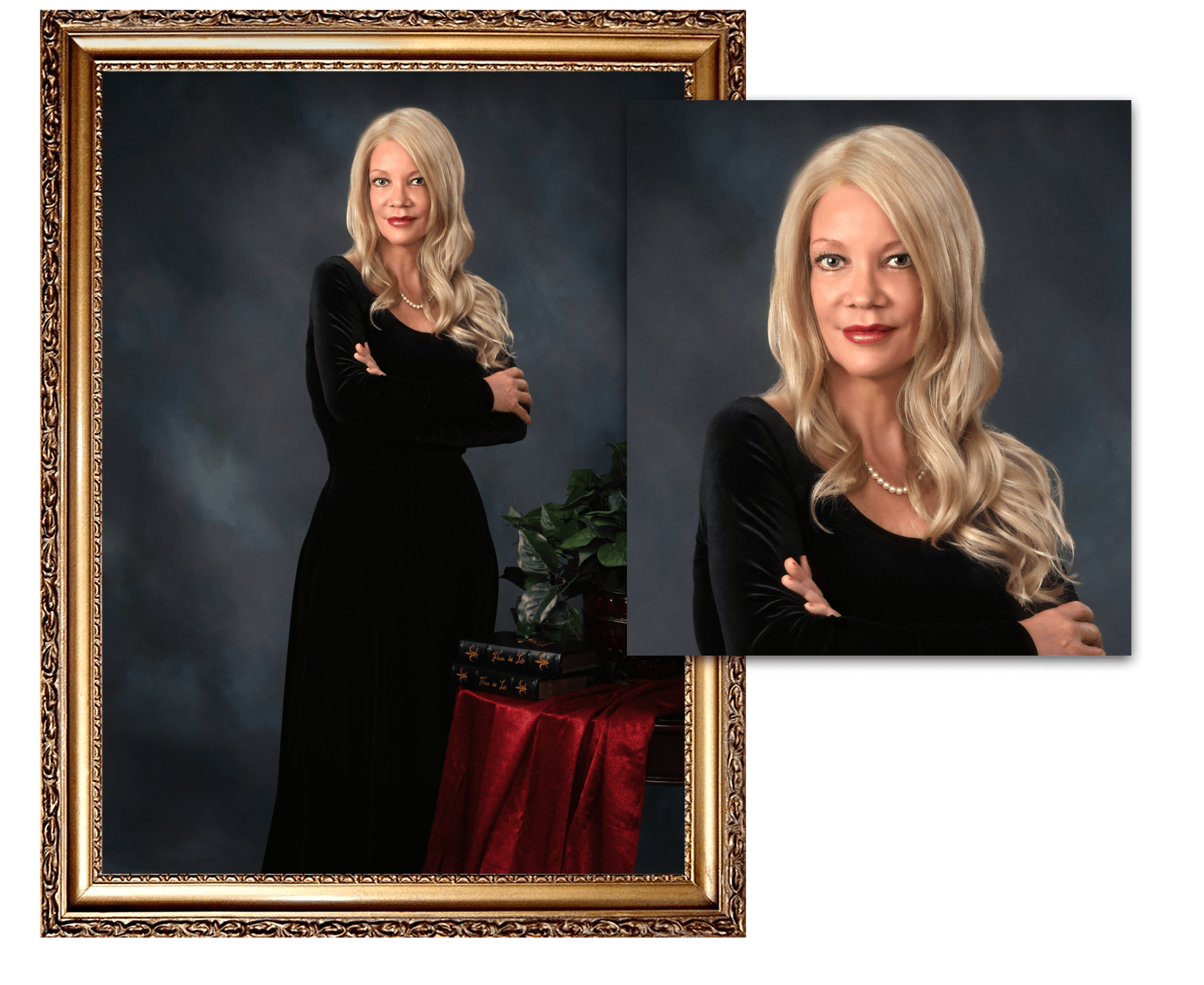 CLASSIC ELEGANT WOMAN'S PORTRAIT - Anthony Conoway Portrait Design