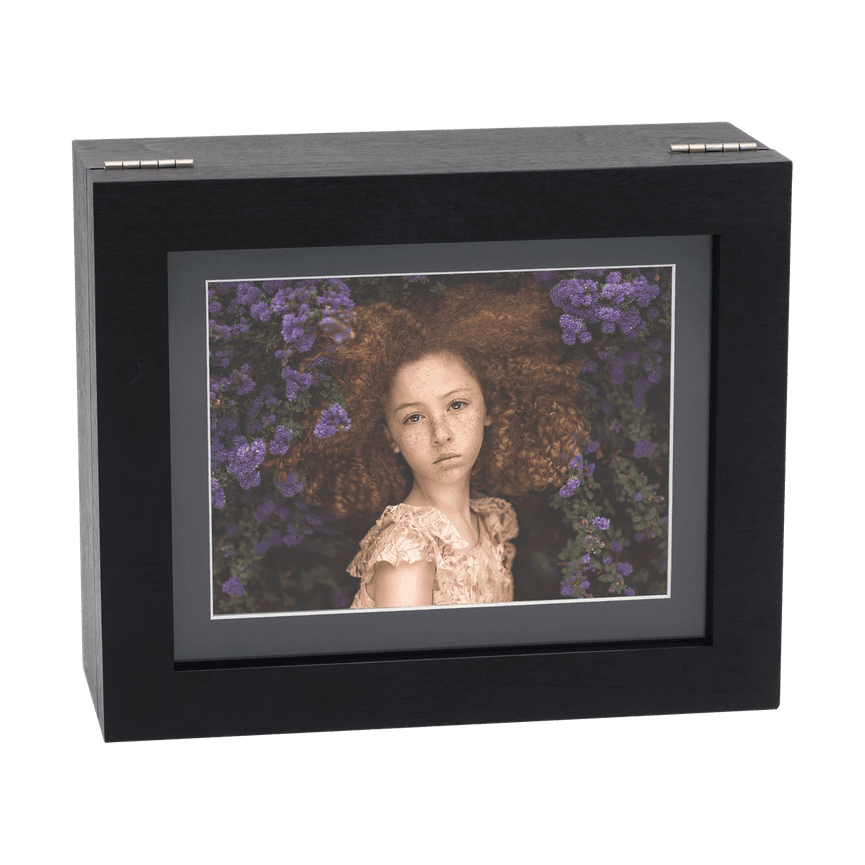 Wood Window Folio Box - Fine Art Portraiture By Antonya Molleur