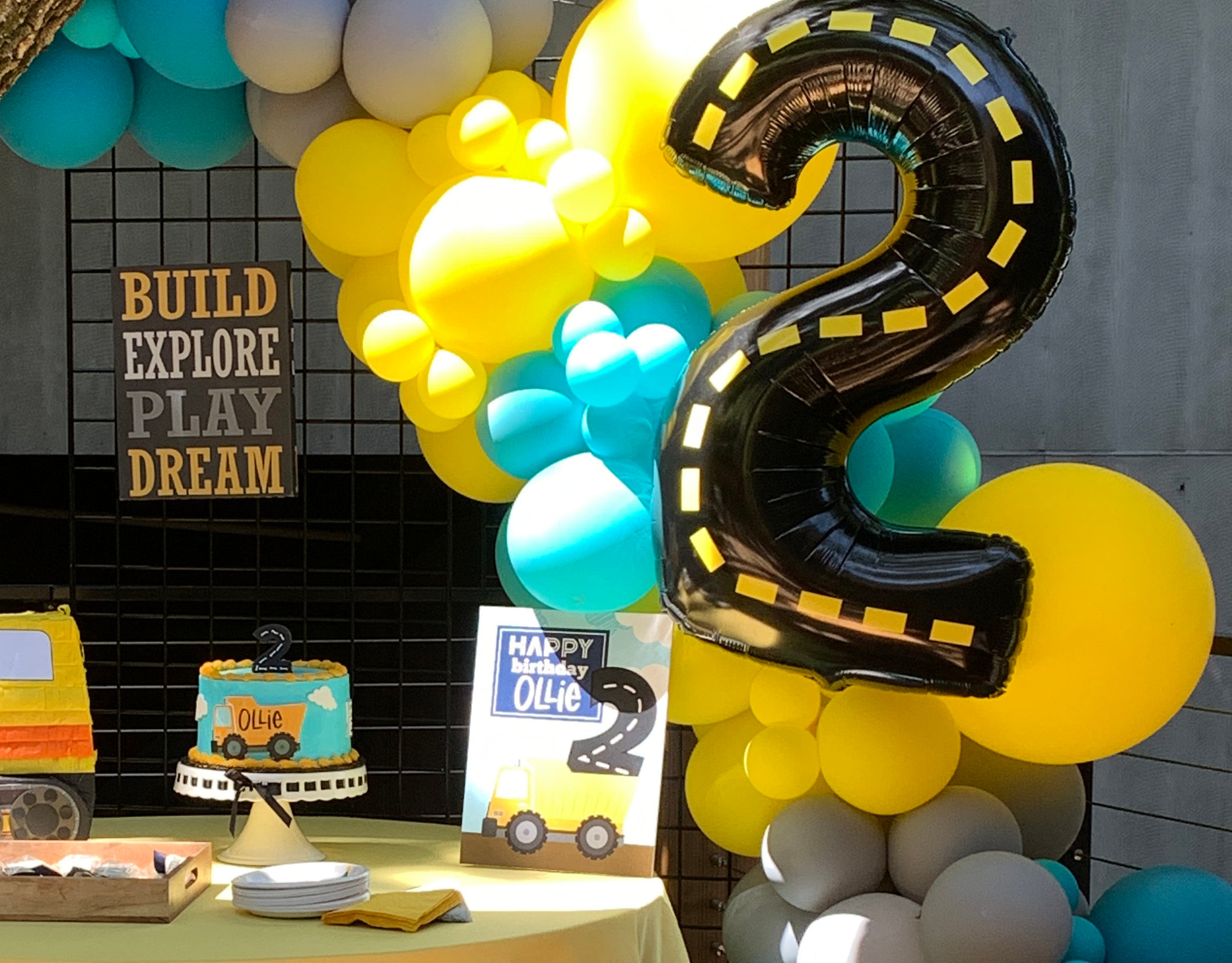 cuteness constructed - second birthday | Marin birthday planner