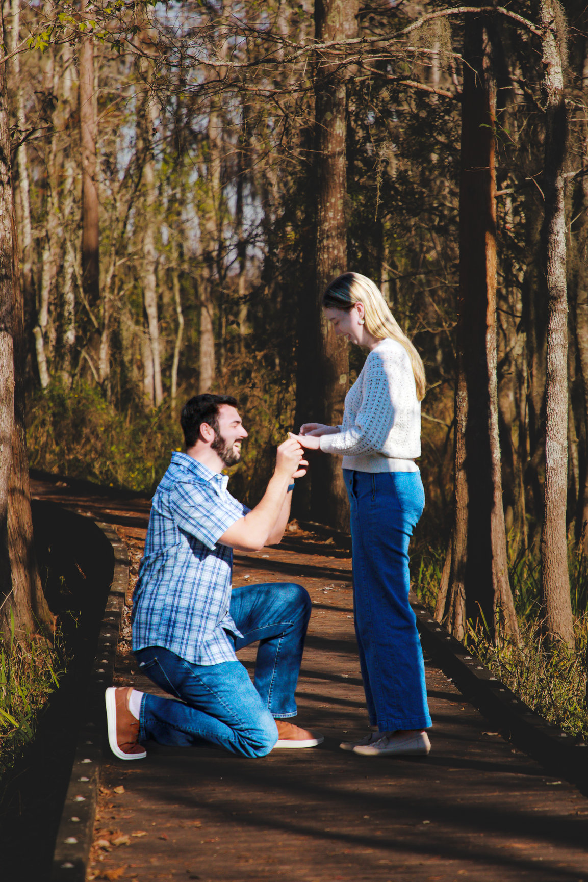 Brandon + Carly {A beautiful Swamp Walk Proposal, Ponchatoula LA} - Art ...