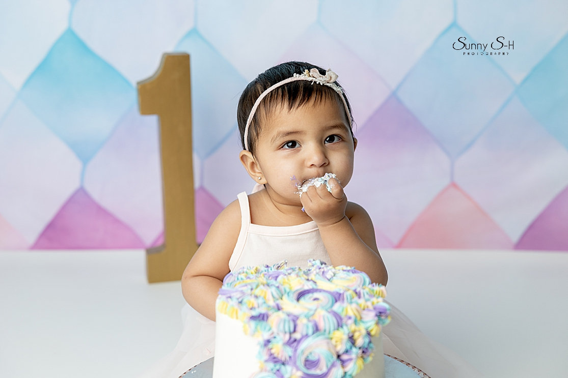 Aisha turns One - WInnipeg Baby Photography - Sunny S-H Photography