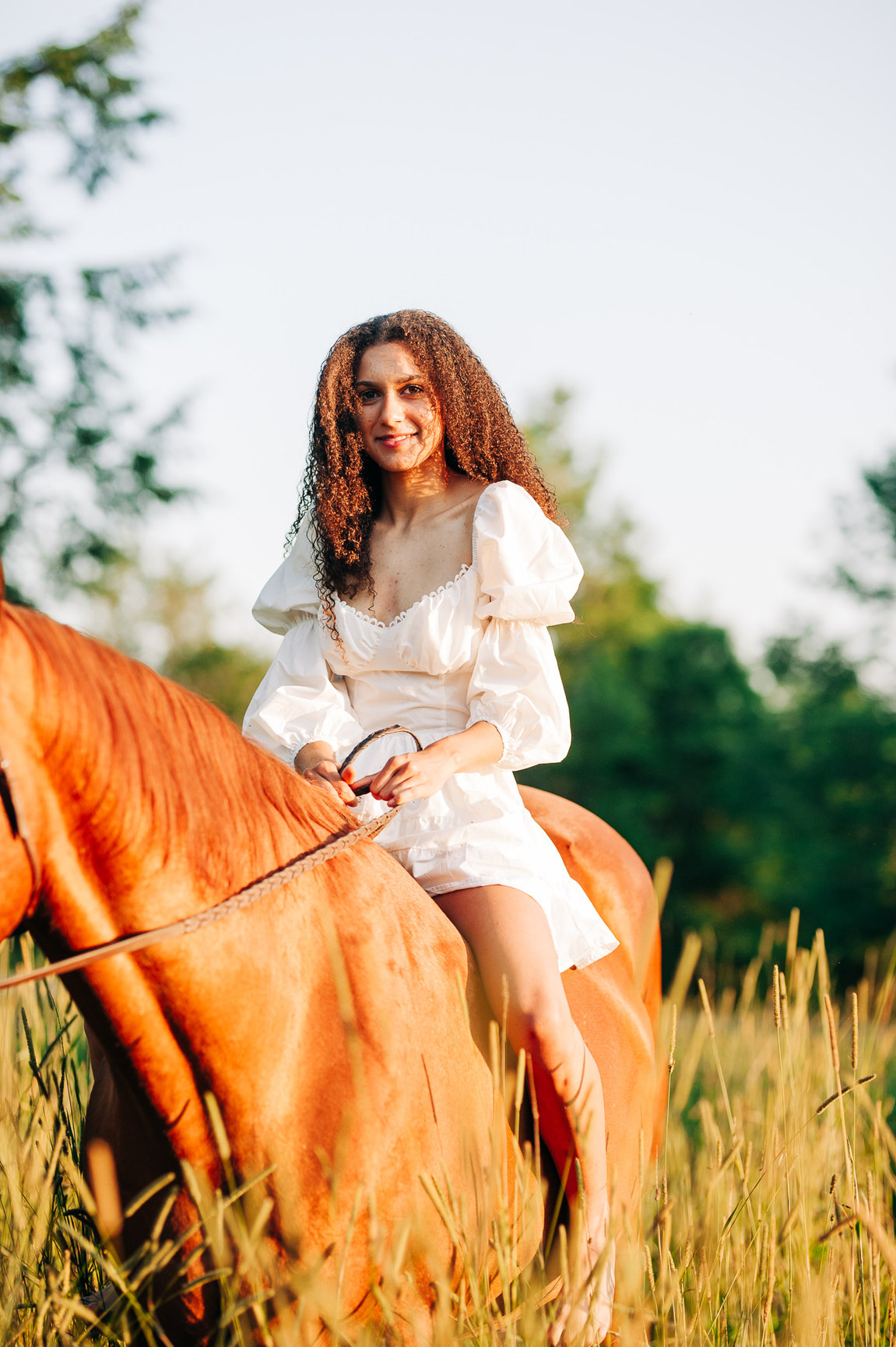 Lucia's Senior Photos at Dog Day Farm Pownal