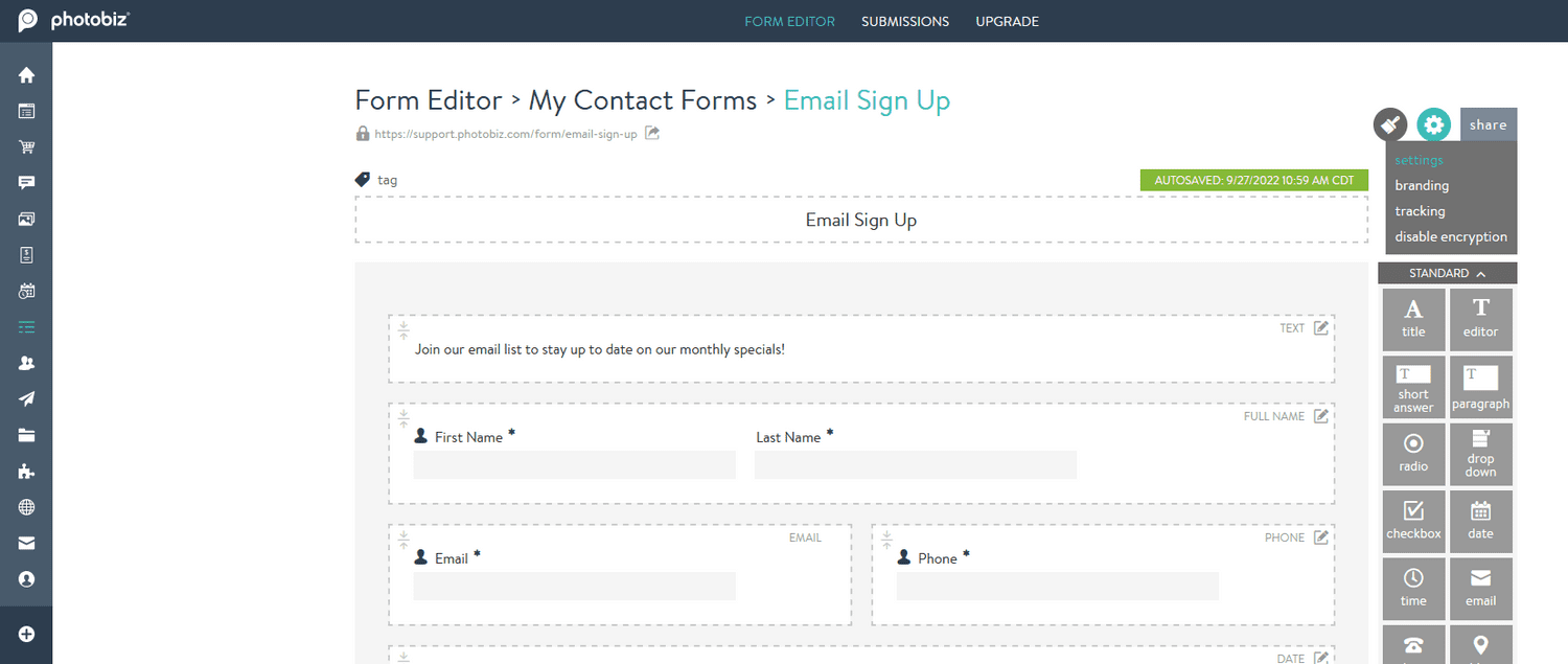 How Do I Set Up A Custom Confirmation Page For Form Submissions? - PhotoBiz Knowledge Base