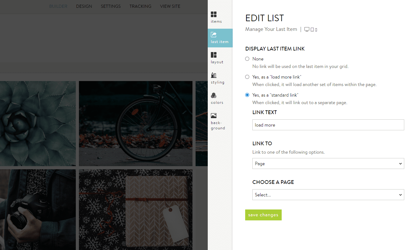 How To Use List Blocks - PhotoBiz Knowledge Base