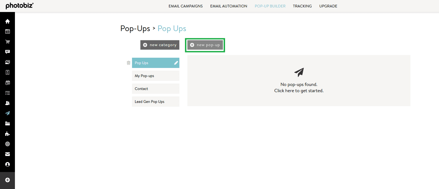 How To Set Up Pop-Ups - PhotoBiz Knowledge Base