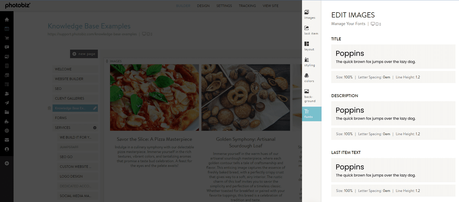 How To Use Image Blocks | PhotoBiz Website Builder