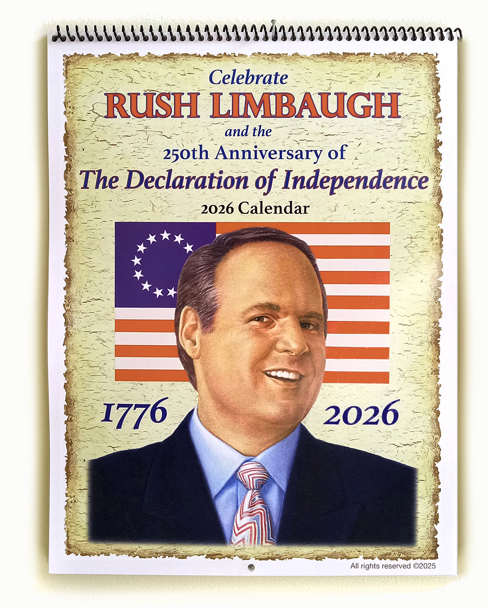 Rush Exclusive 2026 calendar - Turnwright Gallery