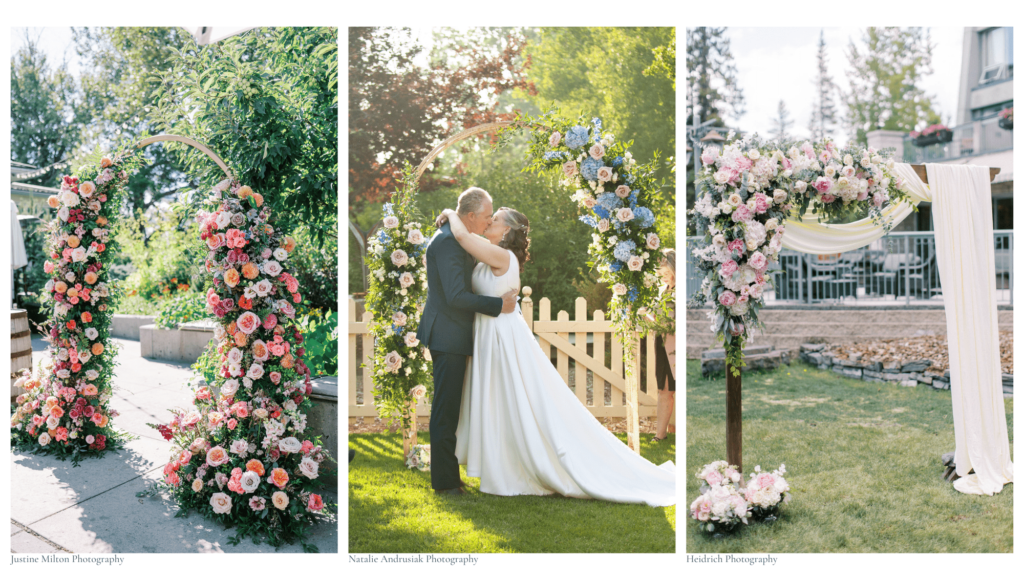 Wedding Ceremony Floral Installations