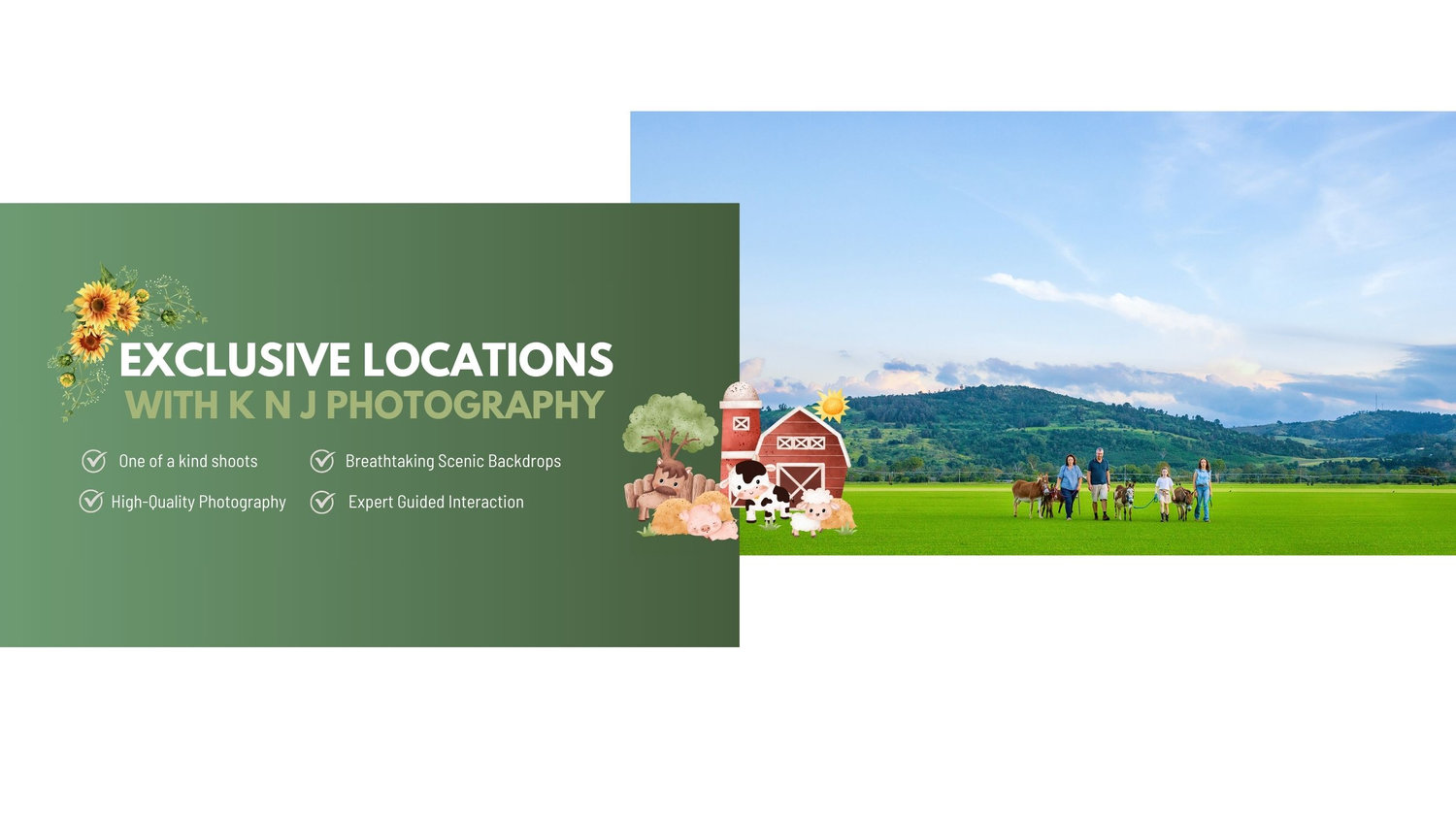 Exclusive & Unique Locations - K n J Photography