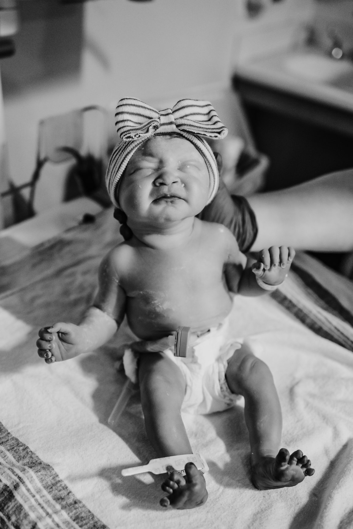 The First Breath-Oklahoma Newborn Photographer - Keely Nicole Photography