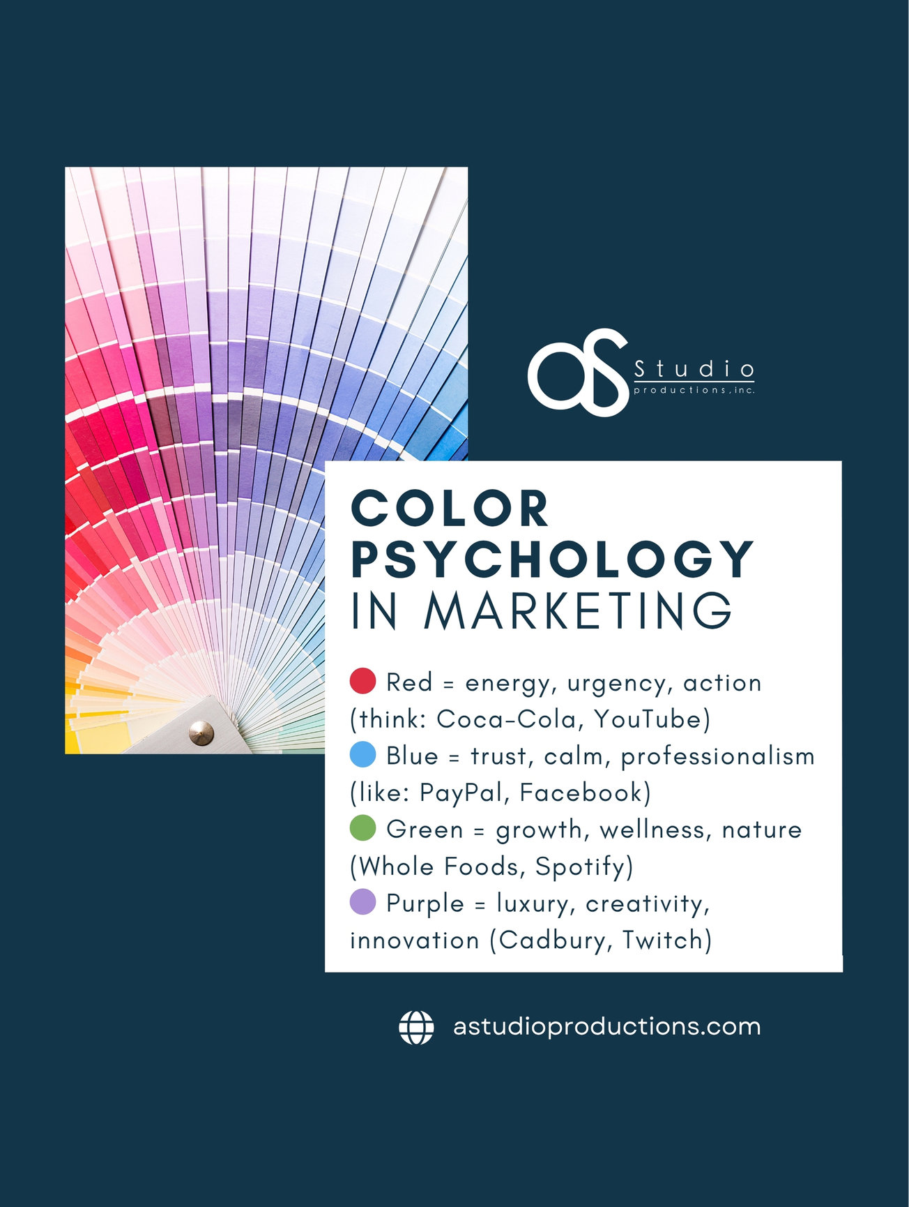 Color Psychology in Marketing | Astudio Productions Dallas, TX
