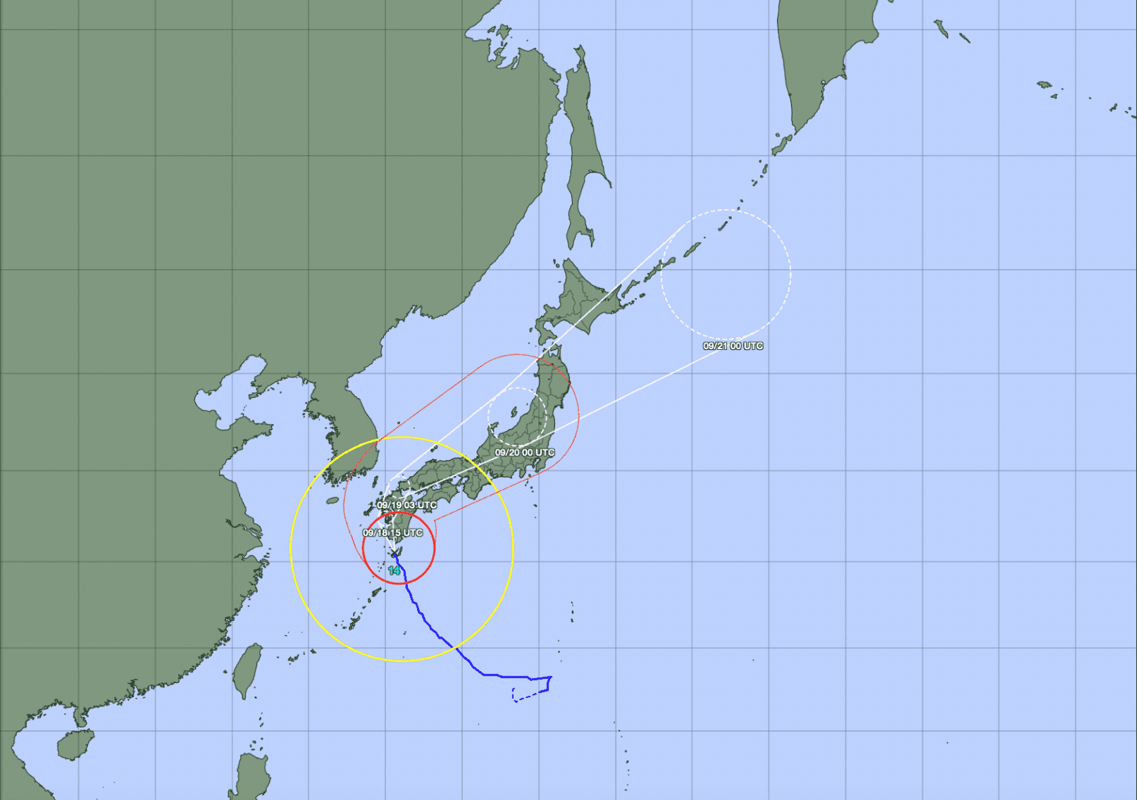 Super Typhoon Nanmadol Slamming Japan - Not My First Super Typhoon ...