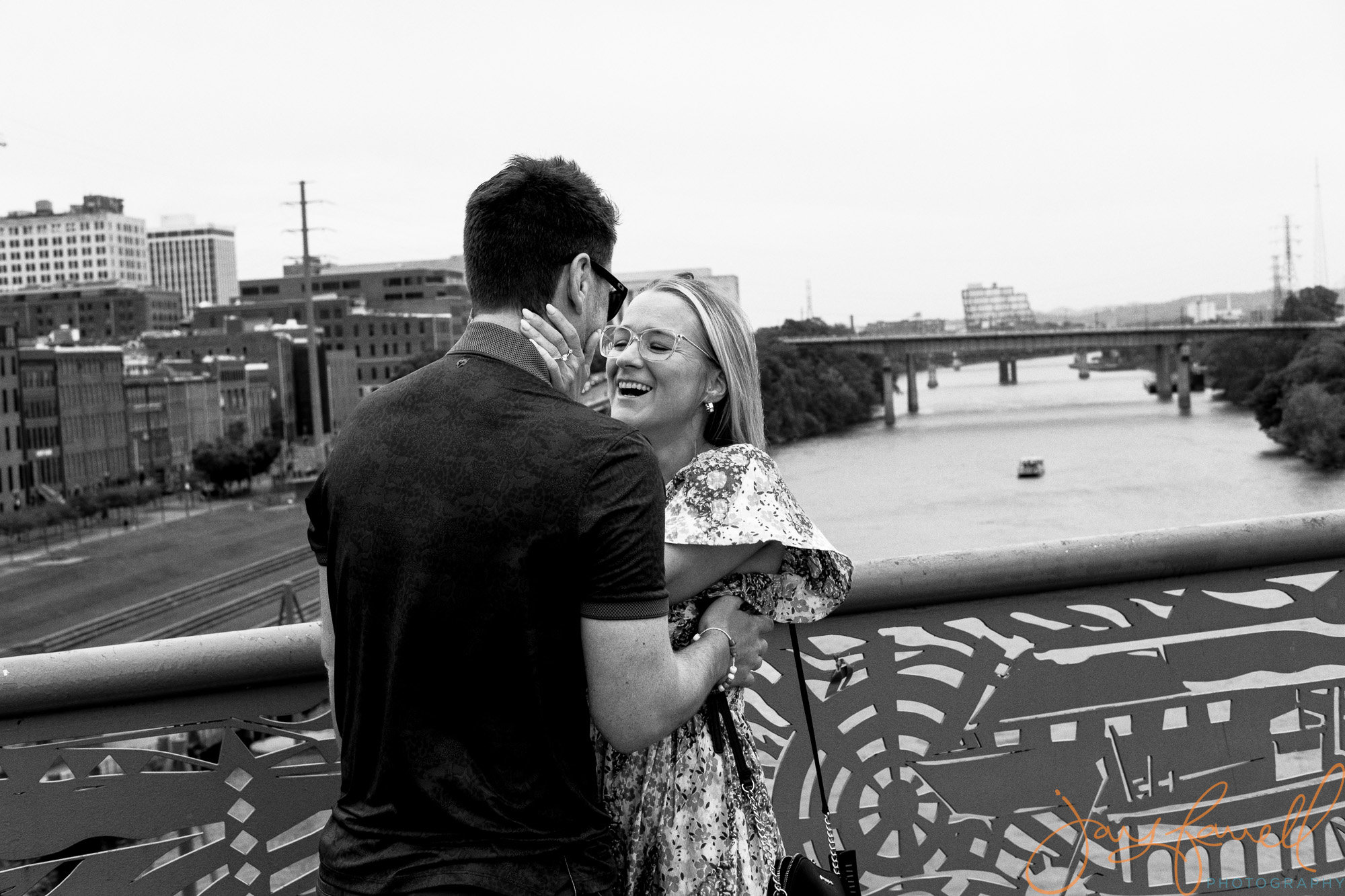 Emotional proposal photography