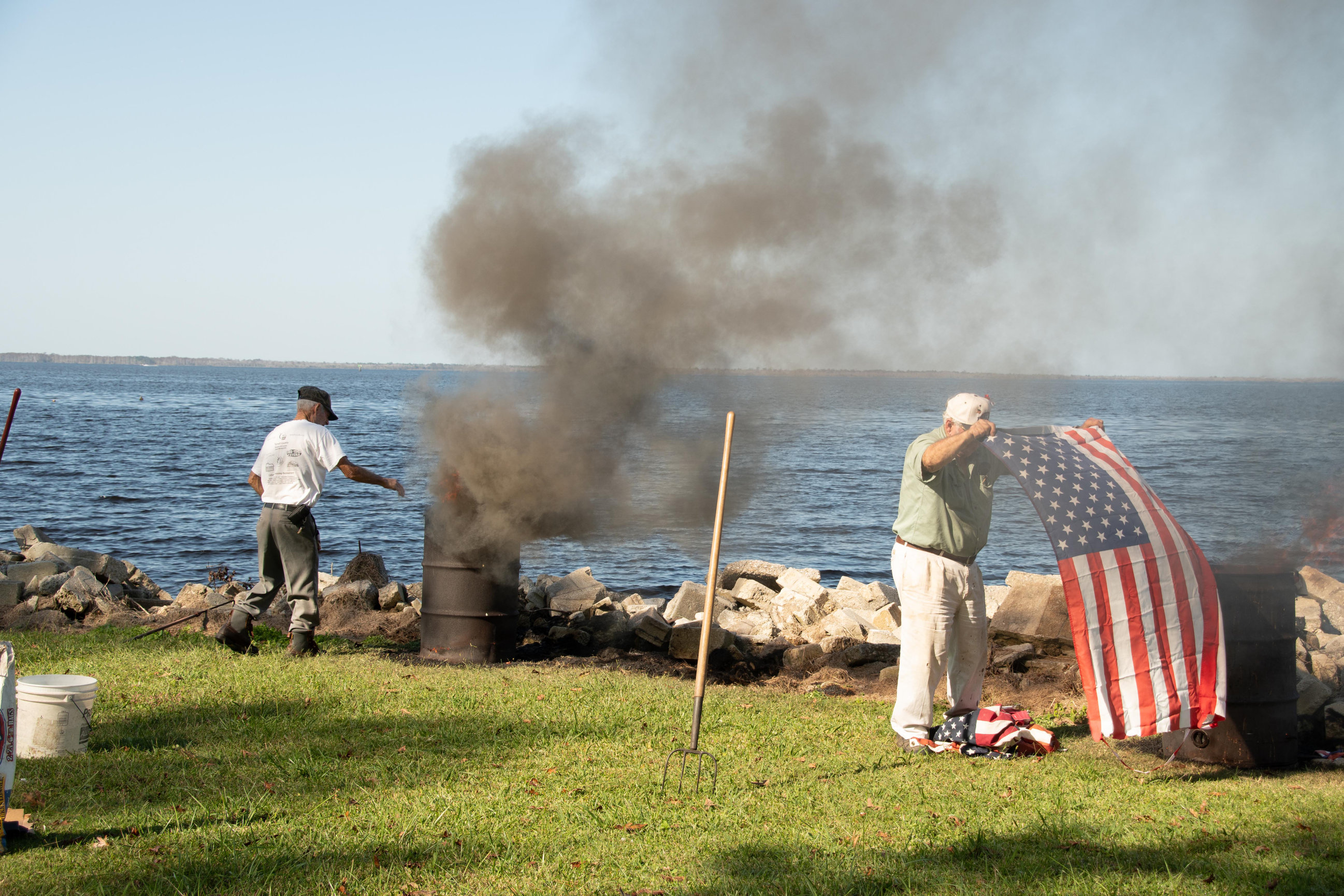 United States Flag Retirement Ceremony - York's Photography Studio